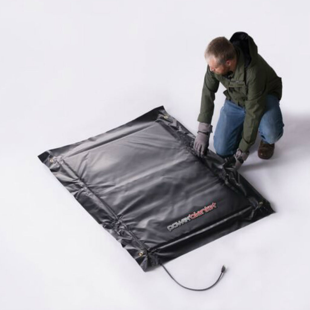 3x4 Ground Thawing Heated Blanket | Thaw Frozen Ground Fast