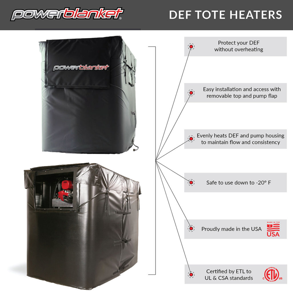 330 Gallon DEF Tote Heater | Powerblanket DEF Heating Solutions